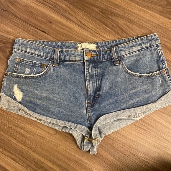 Free People | Shorts | Free People Denim Shorts | Poshmark